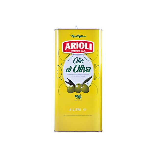 【楽天市場】【送料無料】トラシメノ アリオリ ピュアオリーブオイル 4540g 5L缶│ARIOLI│Trasimeno S.p.A│オリーブオイル│EXVオリーブオイル│業務用│：ランド ...