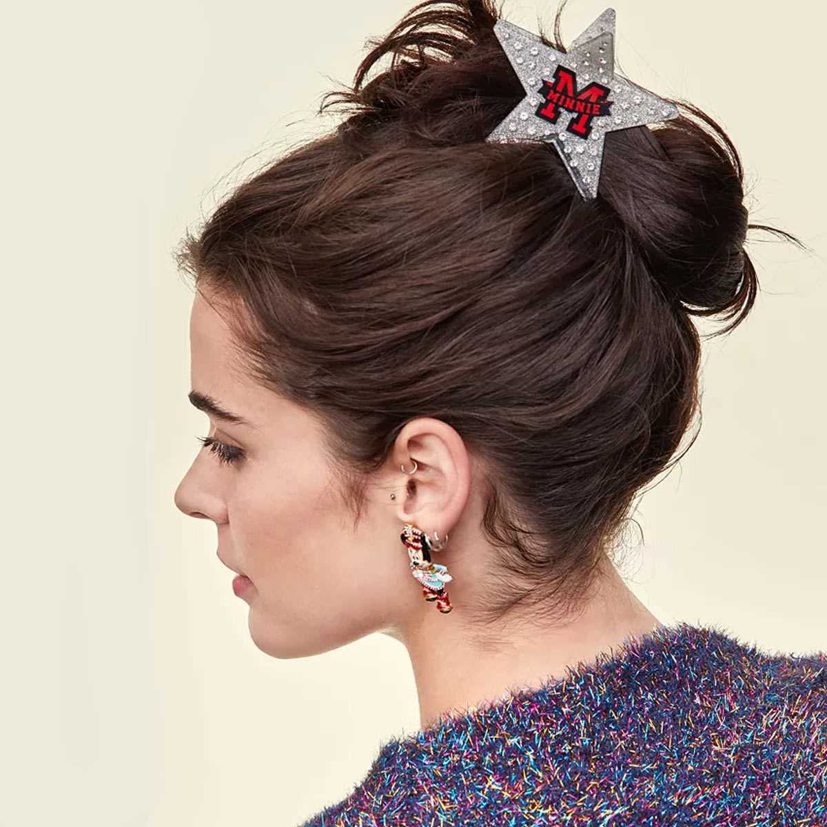 【楽天市場】ディズニー/ボーブルバー ヘアクリップ ミニー 大きめ 髪留め かわいい キャラクター 髪飾り ハーフアップ Disney ...