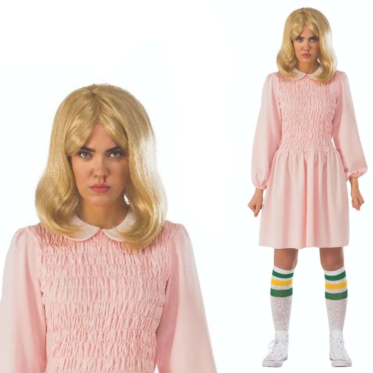 楽天市場】ストレンジャーシングス イレブン ワンピース コスプレ