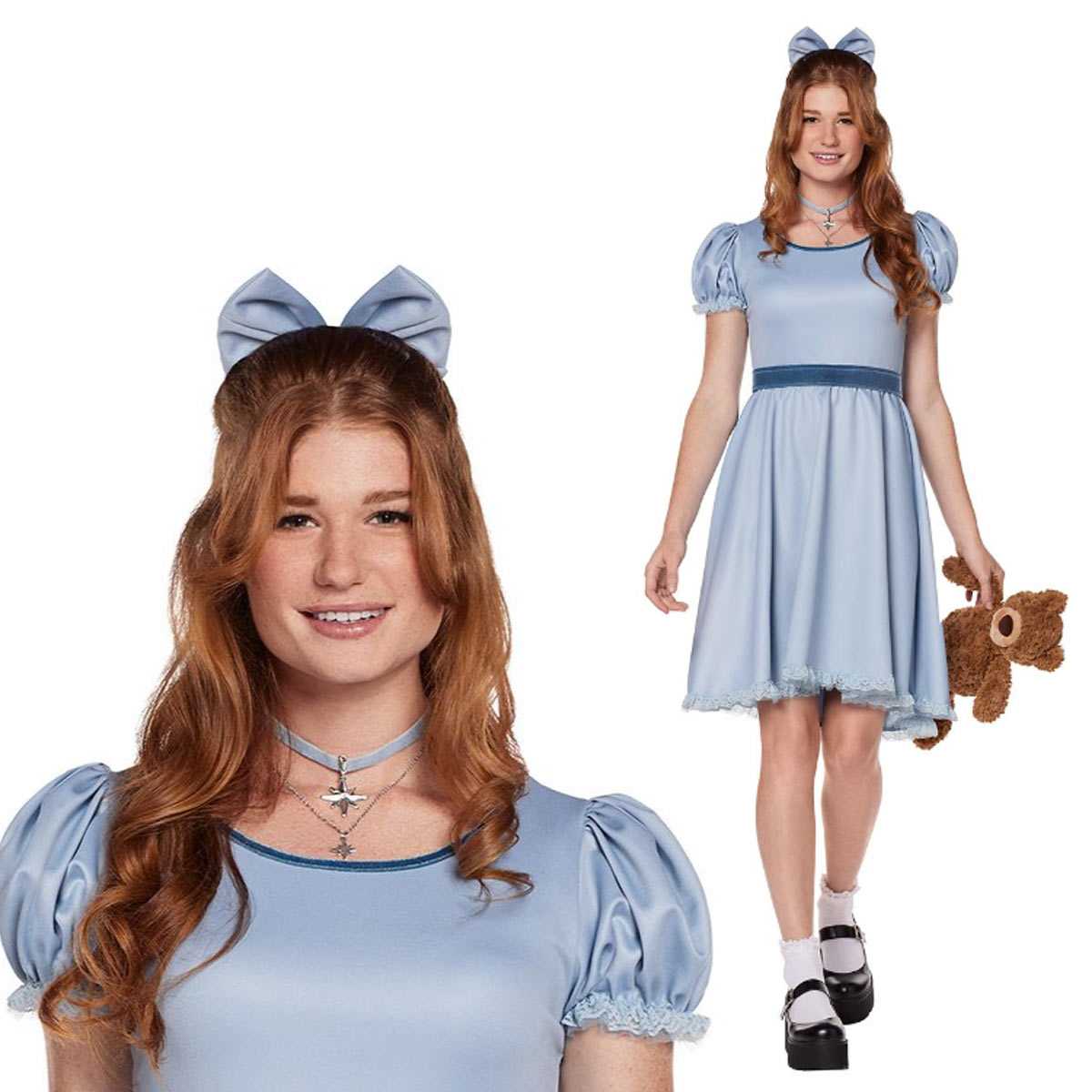 【楽天市場】ピーターパン ウェンディ 衣装 大人 コスチューム コスプレ ハロウィン Wendy 大きいサイズあり Peter Pan ...