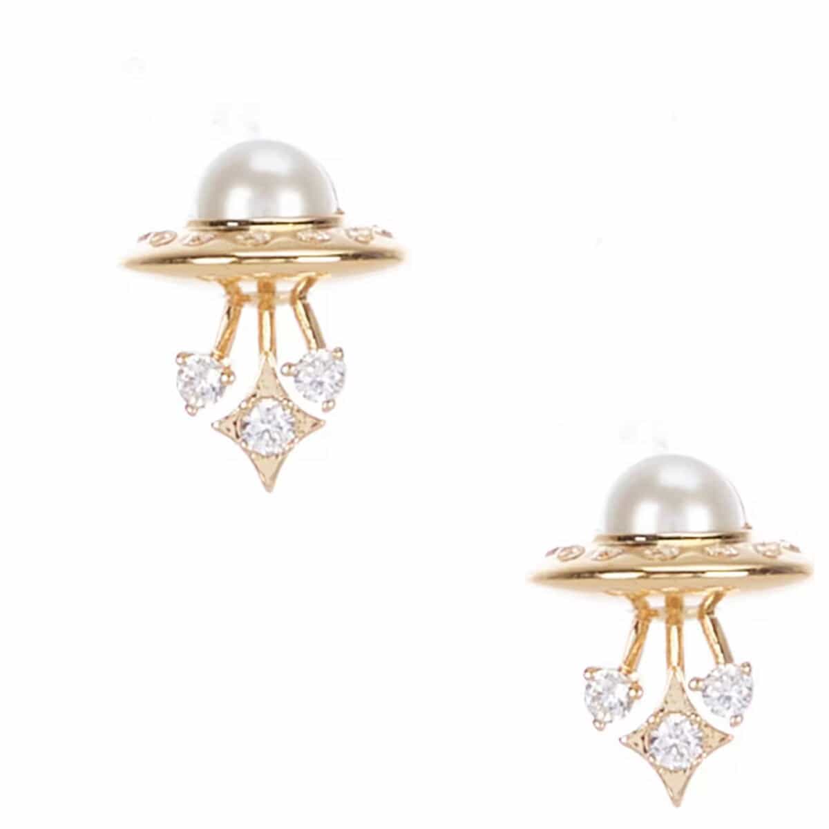 【楽天市場】ケイトスペード ピアス レディース ブランド スタッズ UFO ジルコニア 大人 プレゼント Kate Spade New ...