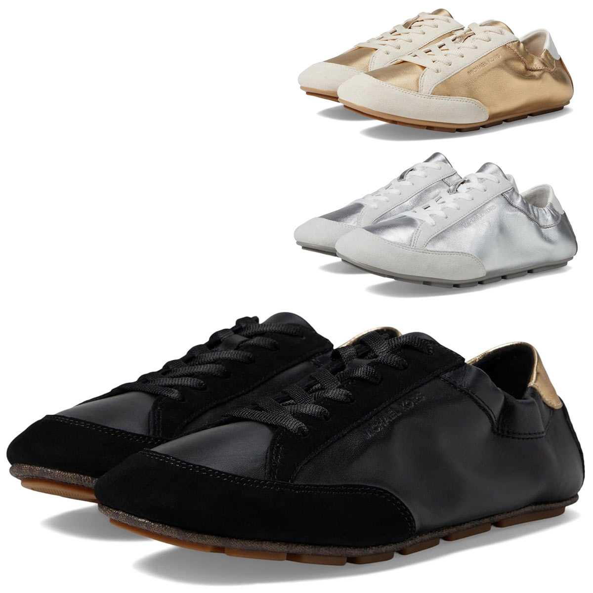 【楽天市場】マイケルコース スニーカー レディース ブランド きれいめ メタリック 細身 軽量 大きいサイズ Michael Kors ...