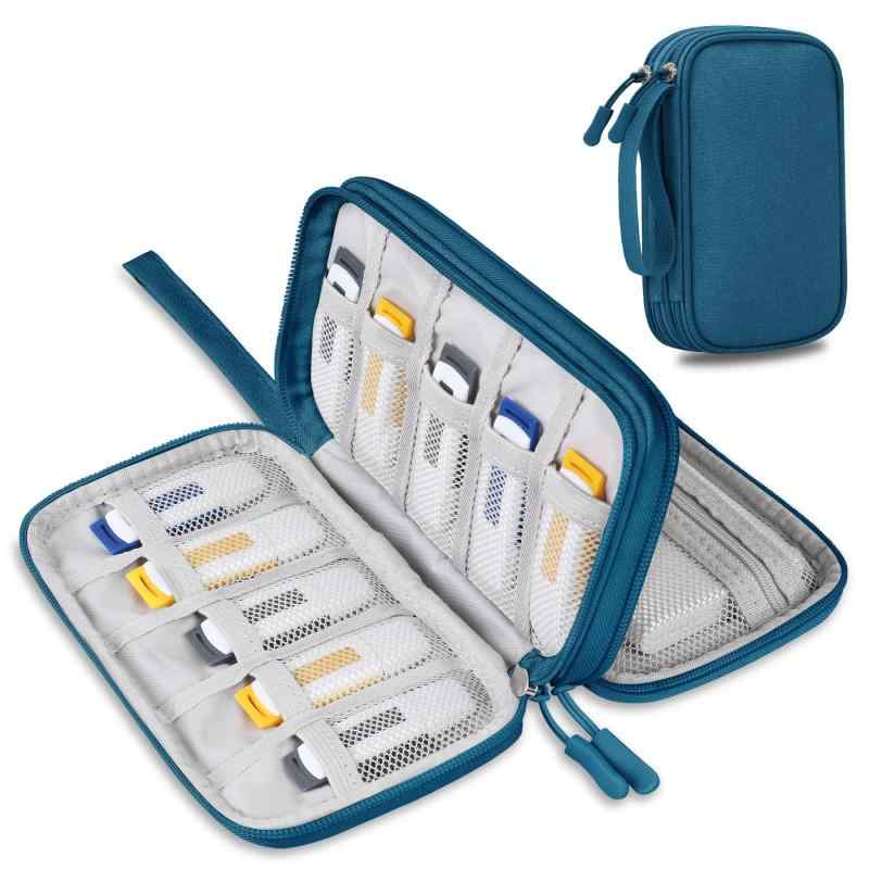 【楽天市場】Lacdo USBフラッシュドライブケース サムドライブホルダーケースオーガナイザーポータブル電子アクセサリー収納バッグサン ...