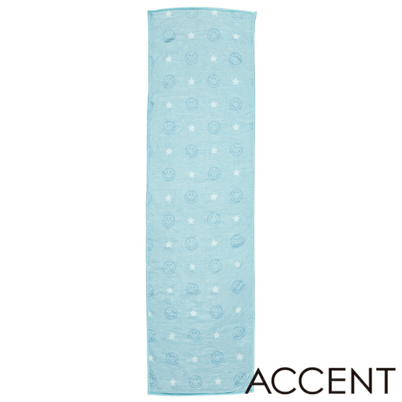 【楽天市場】【完売】nico 接触冷感クールタオル(COOL TOWEL) T40378 ブルー 25x90cm アクセント(ACCENT ...