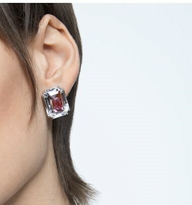 【楽天市場】SWAROVSKI ピアス 5600627 スワロフスキー Chroma スタッドピアス オクタゴンカット, ピンク, ロジウム ...