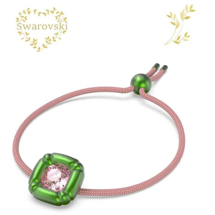【楽天市場】SWAROVSKI ブレスレット 5613643 スワロフスキー Dulcis ブレスレット クッションカット, グリーン ...
