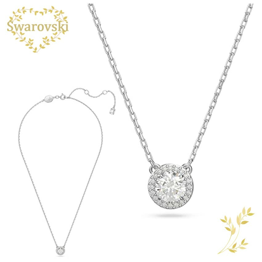【楽天市場】SWAROVSKI ネックレス 5636264 スワロフスキーConstella ペンダント ラウンドカット, ホワイト, ローズ ...