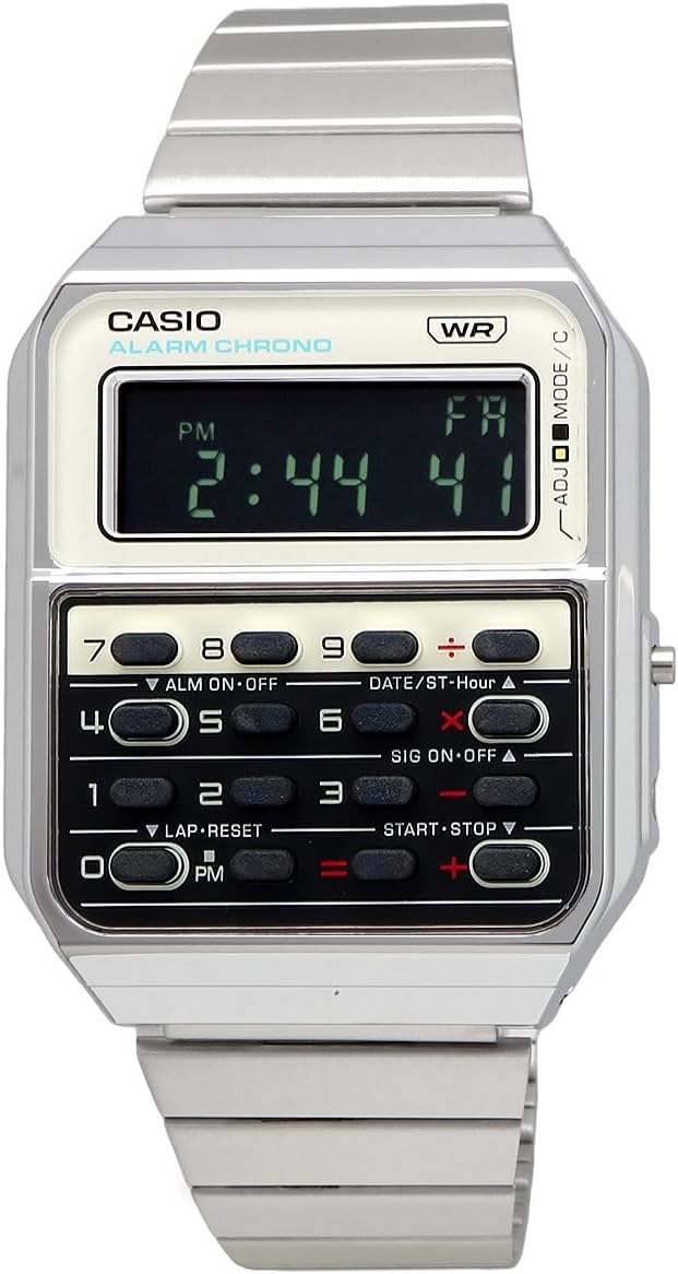 【楽天市場】カシオ 腕時計 メンズ レディース CASIO CLASSIC アイボリー シルバー CA-500WE-7B CASIO：ラプラージュ 楽天市場店