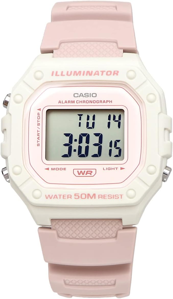 【楽天市場】カシオ 腕時計 メンズ CASIO STANDARD ベージュ ピンク W-218HC-4A2 CASIO：ラプラージュ 楽天市場店