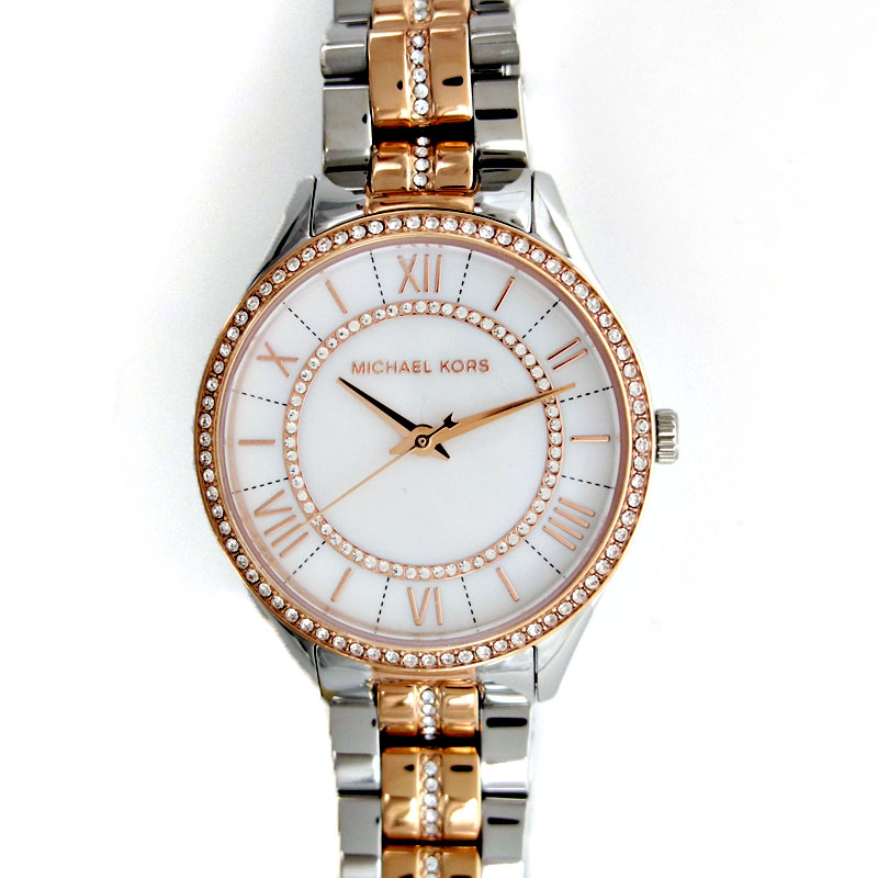 【楽天市場】Michael Kors 腕時計 MK3979 マイケルコース LAURYN ローリン ツートーン 33mm リストウォッチ ...