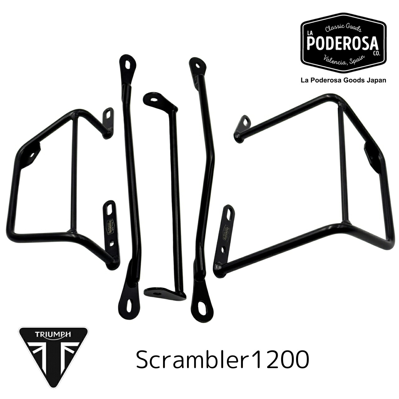 【楽天市場】TRIUMPH スクランブラー1200用ブラケット 左右セット Klickfix対応 トライアンフLaPoderosaGoods ...