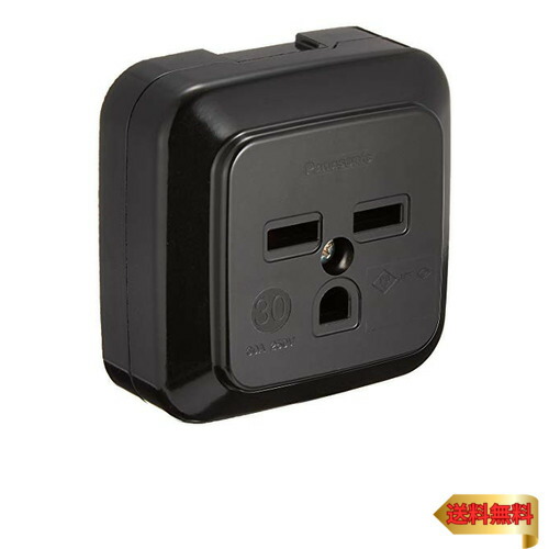 【楽天市場】パナソニック(Panasonic) 接地2P30A角型コンセント 薄形 ブラック WK36301B：ラサンタ