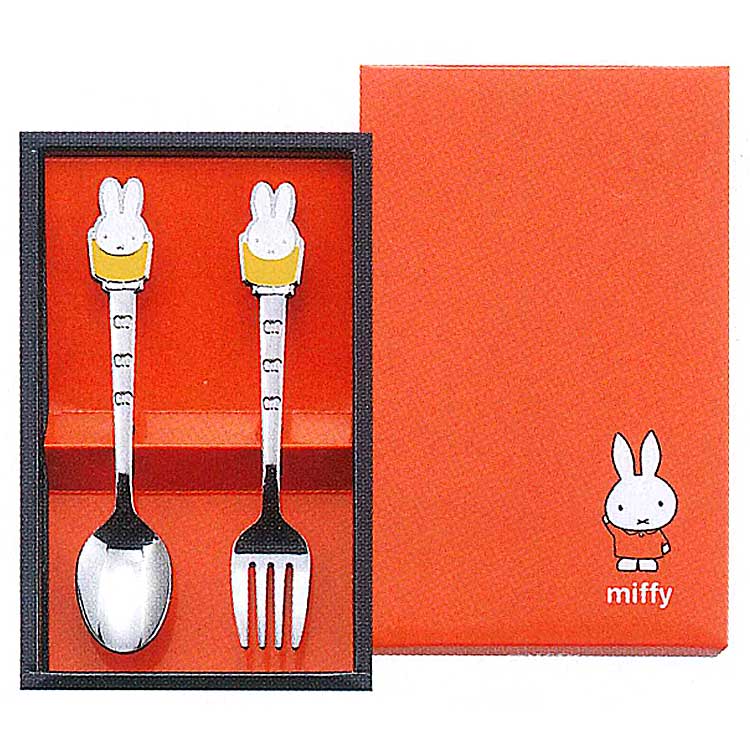 【楽天市場】ミッフィー おともだちスプーン&フォーク2Pセット 503172 ギフト miffy：キャラクターズショップ ラフラフ