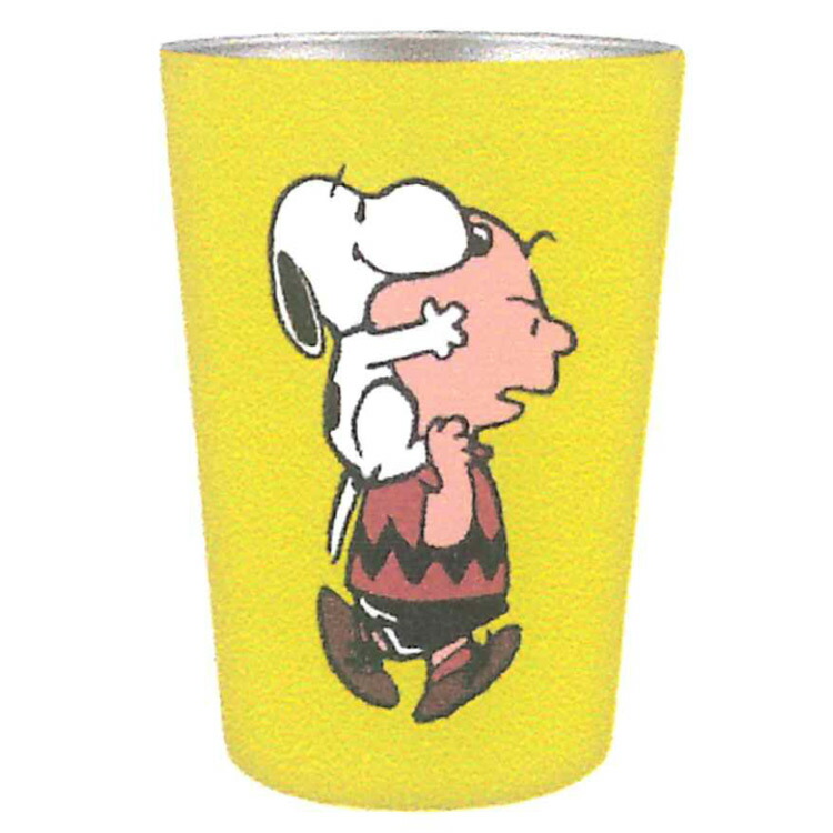 【楽天市場】スヌーピー ステンレスタンブラー460ml CHRLIE BROWN YELLOW 771025 SNOOPY ピーナッツ イエロー：キャラクターズショップ ラフラフ