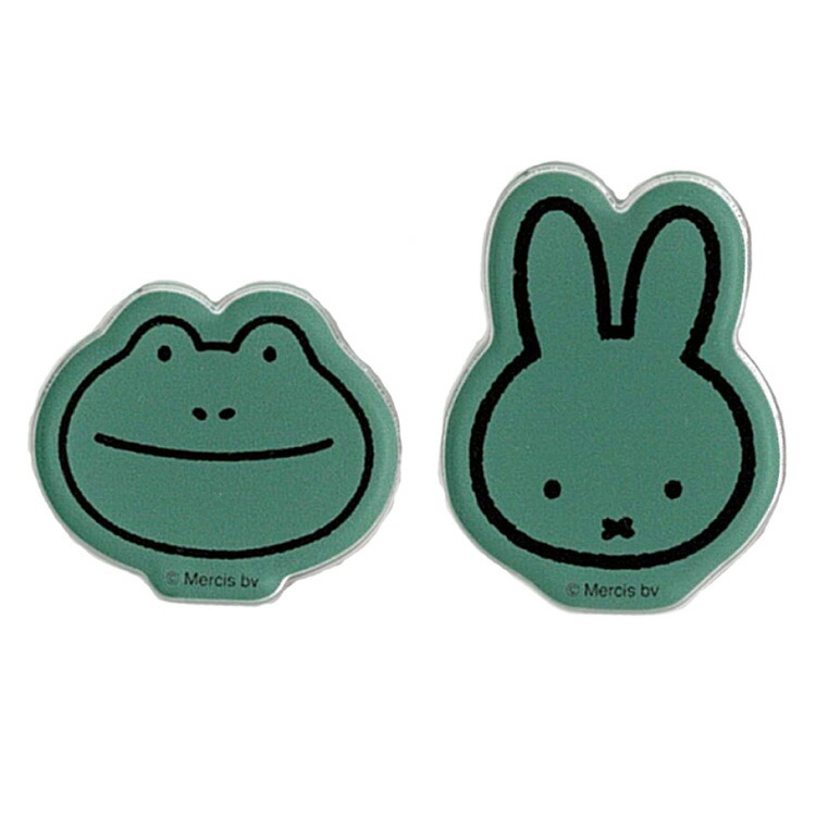 【楽天市場】ミッフィー アクリルマグネットセット FROG ミッフィー＆アニマルズ Miffy カエル グリーン：キャラクターズショップ ラフラフ