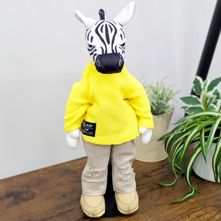 【楽天市場】ザップアニマルズ ぬいぐるみ S ゼブラ ZAP animals：キャラクターズショップ ラフラフ