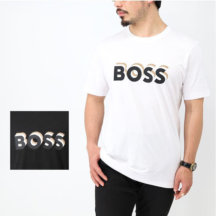 【楽天市場】HUGO BOSS ヒューゴ ボス ボスコレクション 50506923 メンズコットンジャージー Tシャツ 半袖 ロゴ SS ...