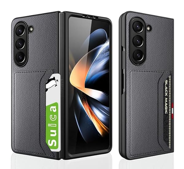 【楽天市場】Galaxy Z Fold5 5G SC-55D SCG22 ケース カード収納 背面2枚 ギャラクシーZ フォールド5 カード 背面 耐衝撃 ハードケース GalaxyFold5 ...