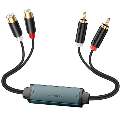 【楽天市場】rca グランド ループ アイソレータ RCA ステレオ 2 チャネル ノイズ アイソレータ グランド ループ ブンブン ノイズ除去 RCA オーディオ ケーブル カーオーディオ ...