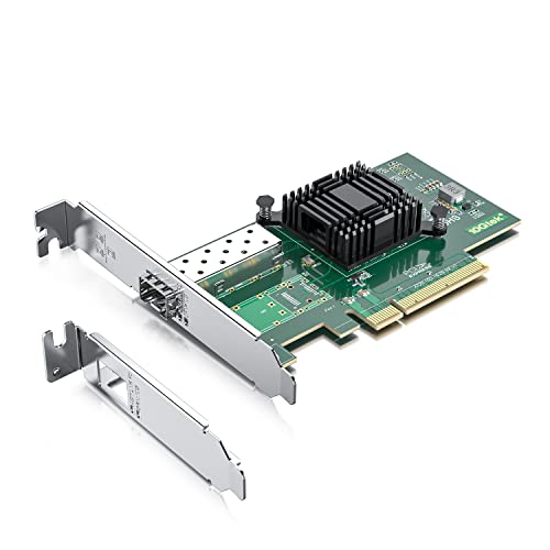 【楽天市場】10G PCI-E NIC ネットワークカード Intel X520-DA1 / X520-SR1互換 シングルSFP+ポート ...