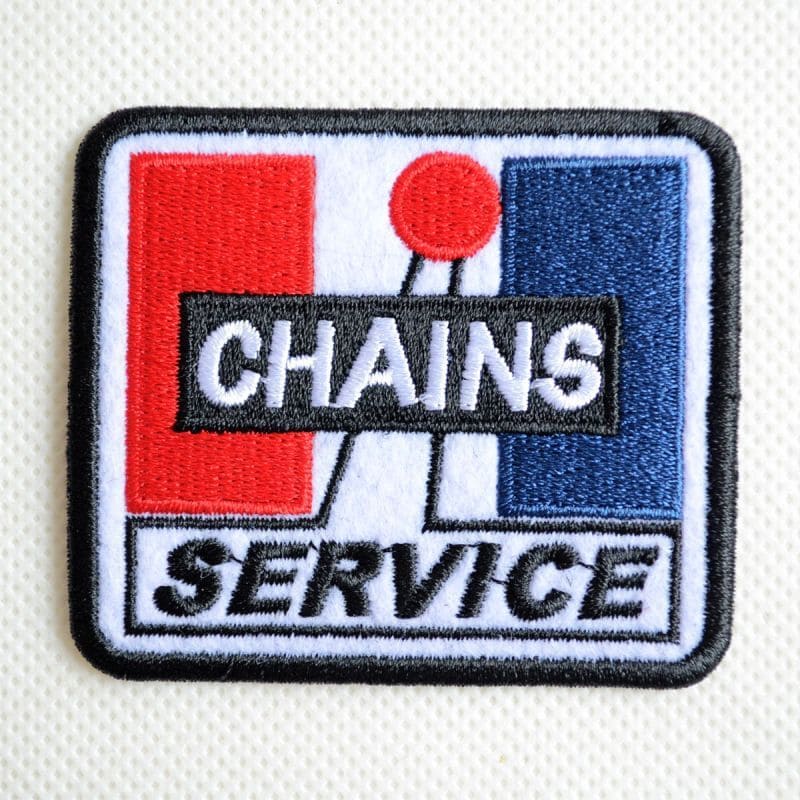 【楽天市場】USAアドバタイジングワッペン CHAINS SERVICE レッド&ブルー 100831-24 ワッペン アイロン ブランド ...