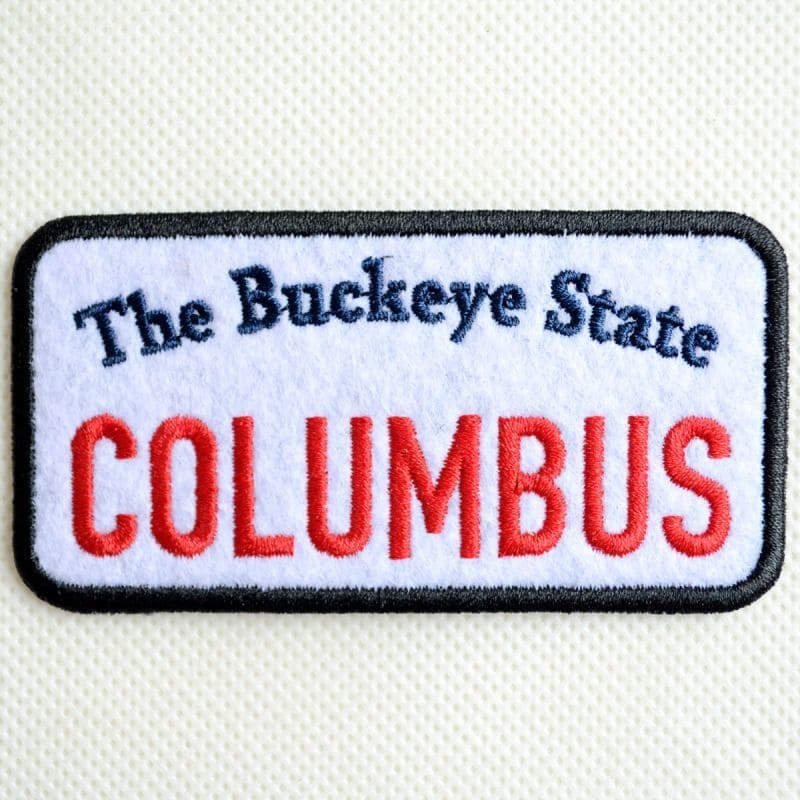 【楽天市場】USAアドバタイジングワッペン COLUMBUS ブラック＆ホワイト 100831-55 ワッペン アイロン ブランド 通販 ...