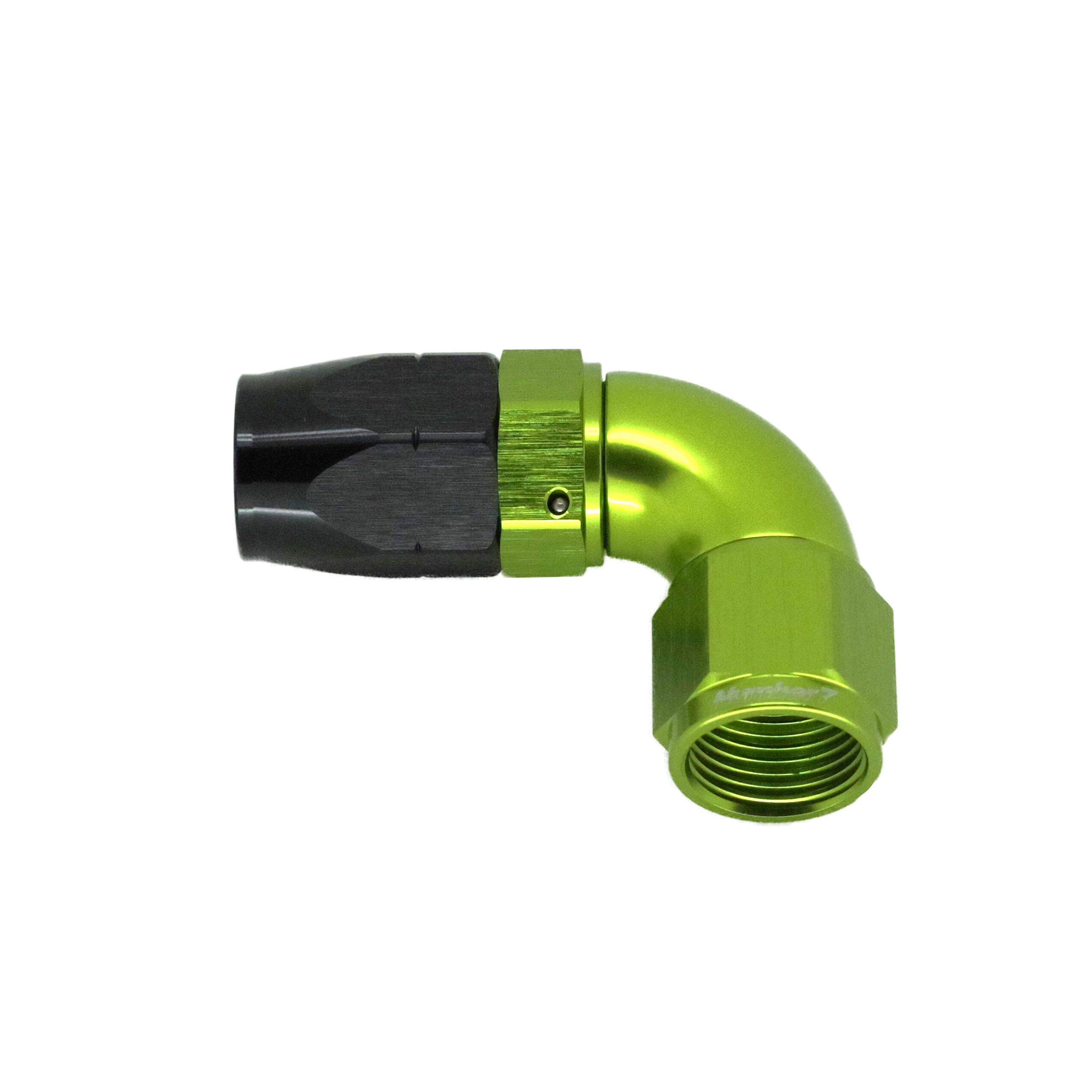 【楽天市場】【 Number7 】FITTING 90° SWIVEL CUTTER HOSE ENDS（FULL FLOW）フィッティング ...