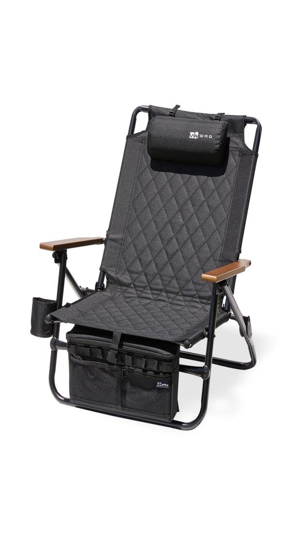 【楽天市場】WAQ Reclining Low Chair リクライニングローチェア WAQ-RLC1 折りたたみチェア リクライニングチェア アウトドア 焚き火 アイアン ドリンクホルダー ...