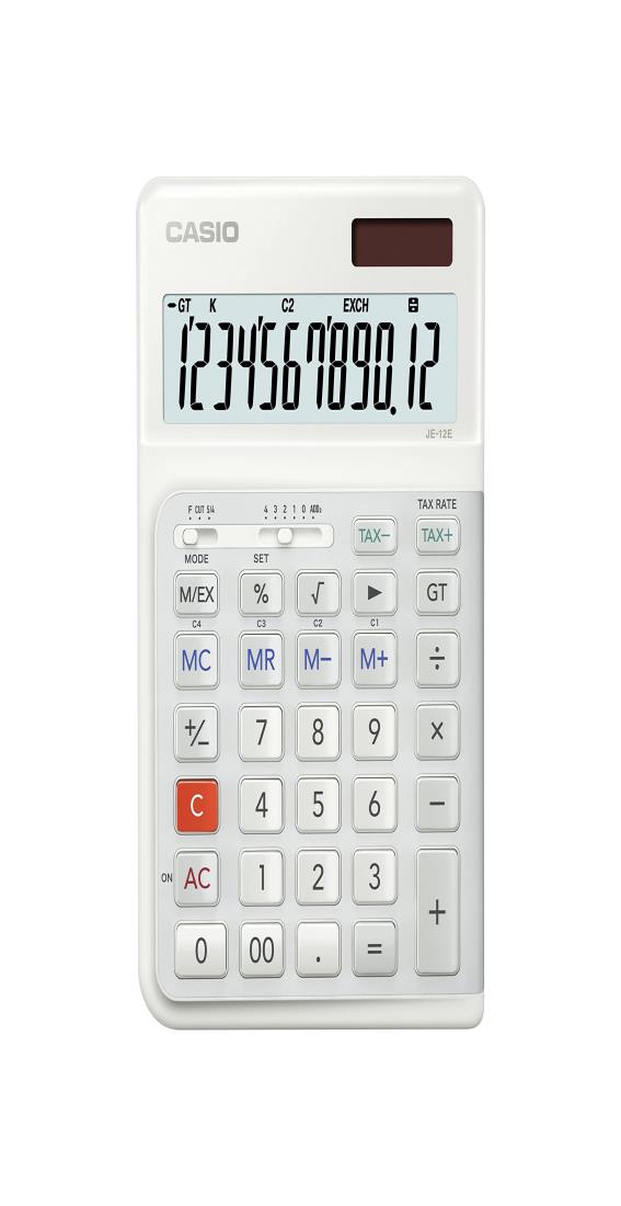 【楽天市場】Casio JE-12E 12桁人間工学ビジネス電卓：LB77楽天市場店