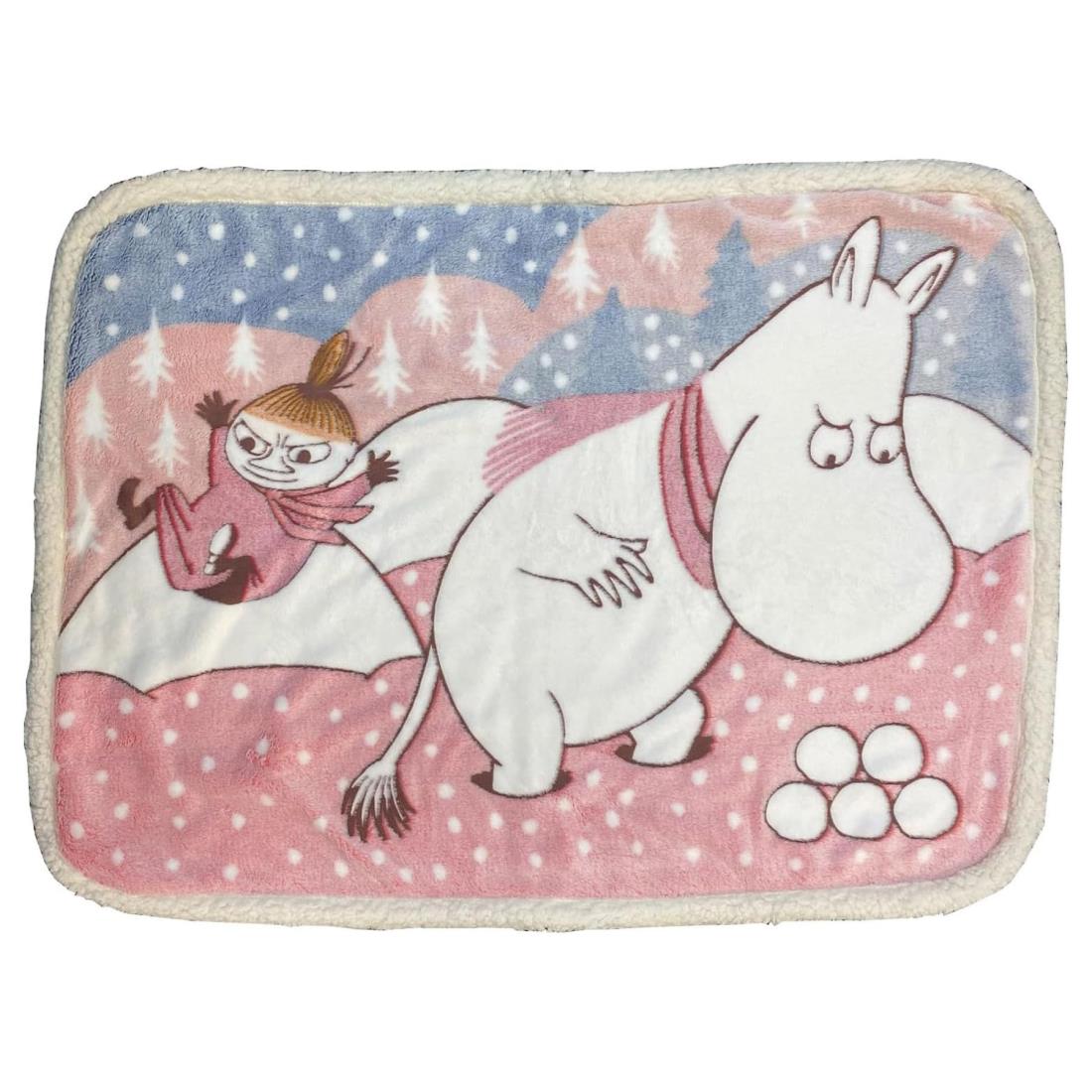 【楽天市場】丸眞 膝掛け ムーミン 雪玉 ブランケット H70×W100cm かわいい ふわふわ おしゃれ 防寒グッズ 1465005000：LB77楽天市場店