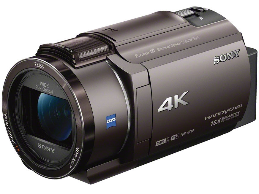 【楽天市場】SONY(ソニー) FDR-AX40 (TI) [ブロンズブラウン] ビデオカメラ ハンディカム：らいぶshop