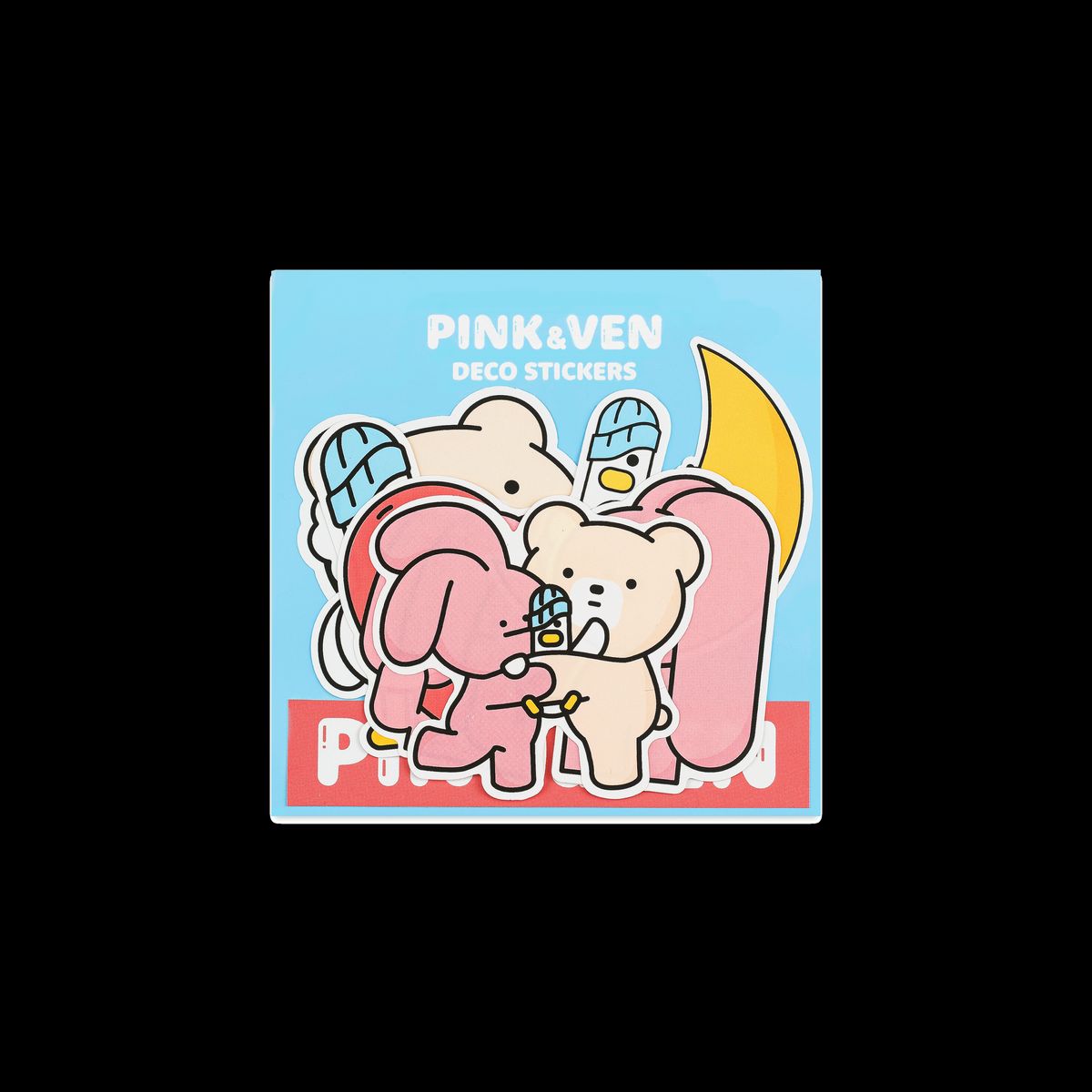 【楽天市場】【PINK&VEN】Deco sticker Ver1_Pink：KKOKO 楽天市場店