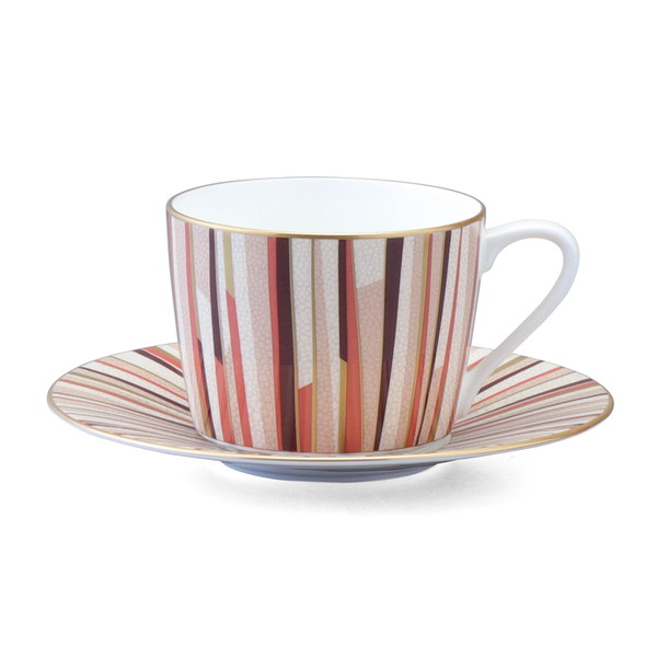 【楽天市場】ナルミ シャグリーン ティーコーヒー兼用カップ&ソーサー(オレンジ) 260cc (52148-21743) 送料無料 ブランド ...