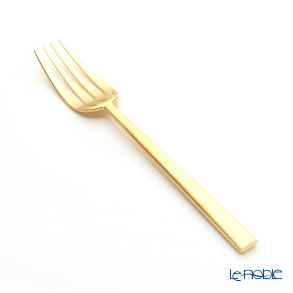 【楽天市場】【P10倍・クーポン】クチポール ロンド RONDO マットゴールド デザートフォーク マット仕上げ /// Cutipol ...