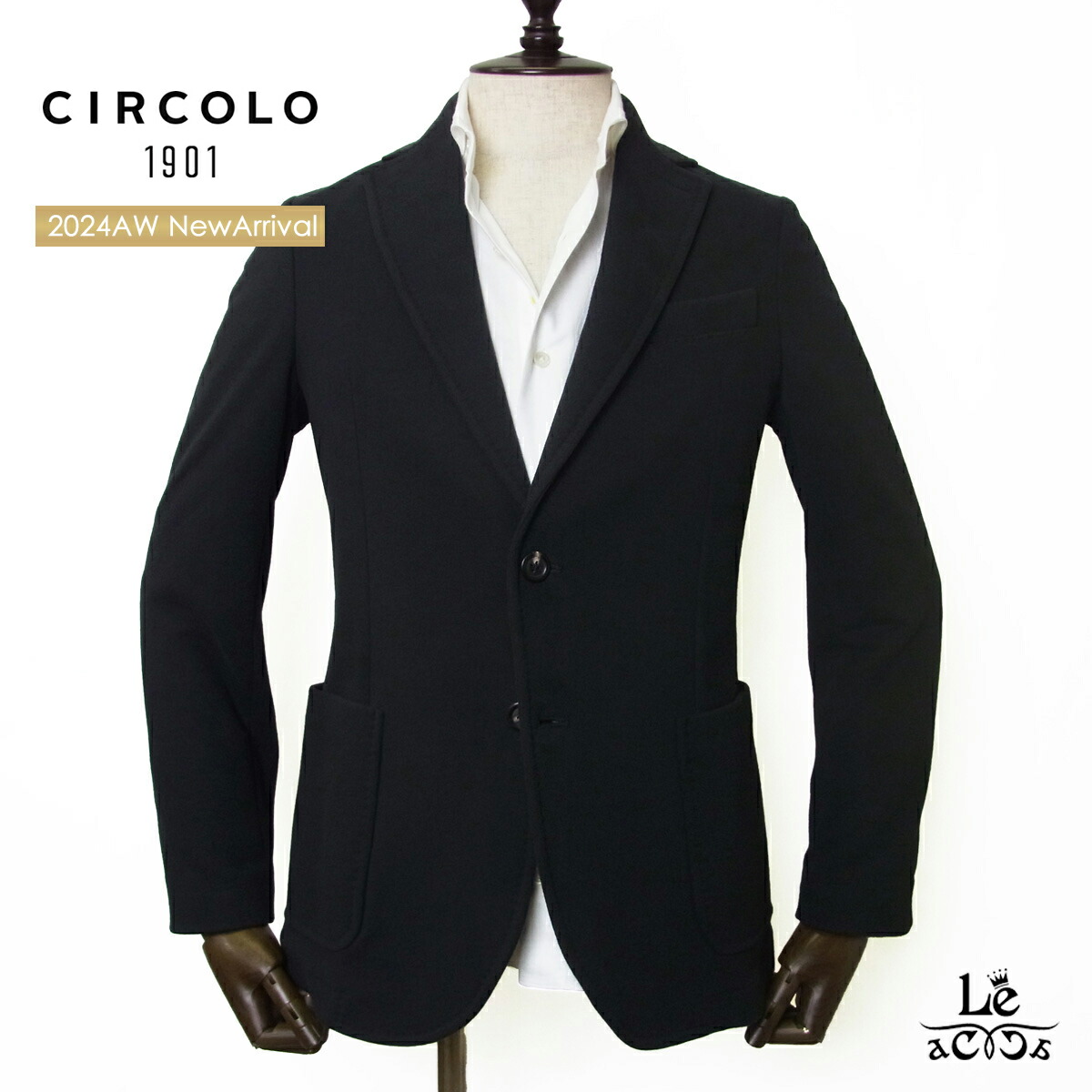 【楽天市場】CIRCOLO1901 チルコロ1901 ジャケット ジャージー シングル メンズ CN4440 カシミヤタッチ テーラード ...