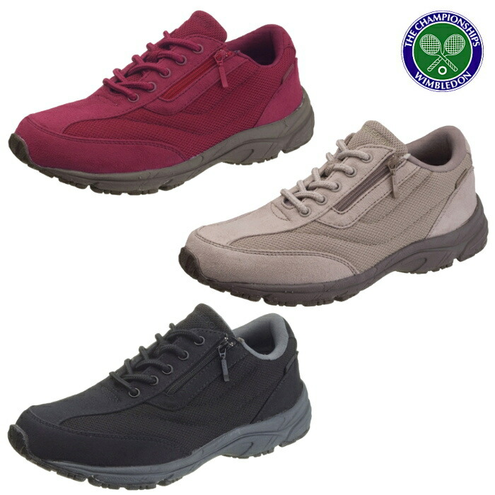 【楽天市場】ウィンブルドン WIMBLEDON 032 レディース スニーカー 幅広 3E 軽量 撥水 シューズ W/B L032：靴の ...