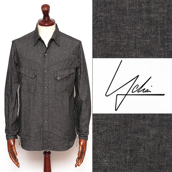 【楽天市場】イカイ YCHAI WESTERN メイドインジャパン・コットンリネン ウエスタンシャツ ブラック westerncl-bl ...