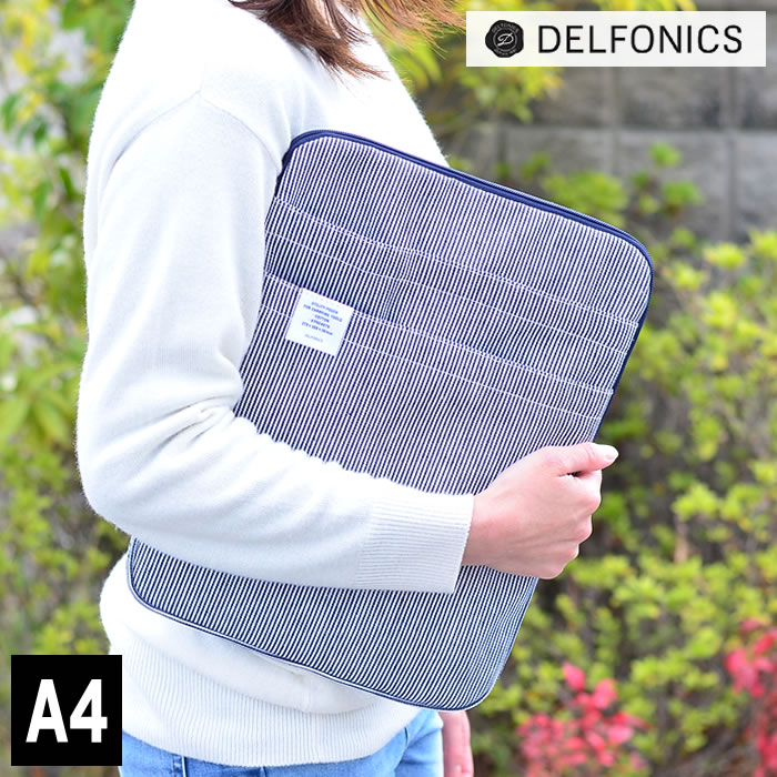 【楽天市場】インナーキャリング ヒッコリー 縦型A4 デルフォニックス DELFONICS パソコンケース おしゃれ ノートPCケース 13インチまでのPC/タブレット収納可 キャンバス 帆布 ...