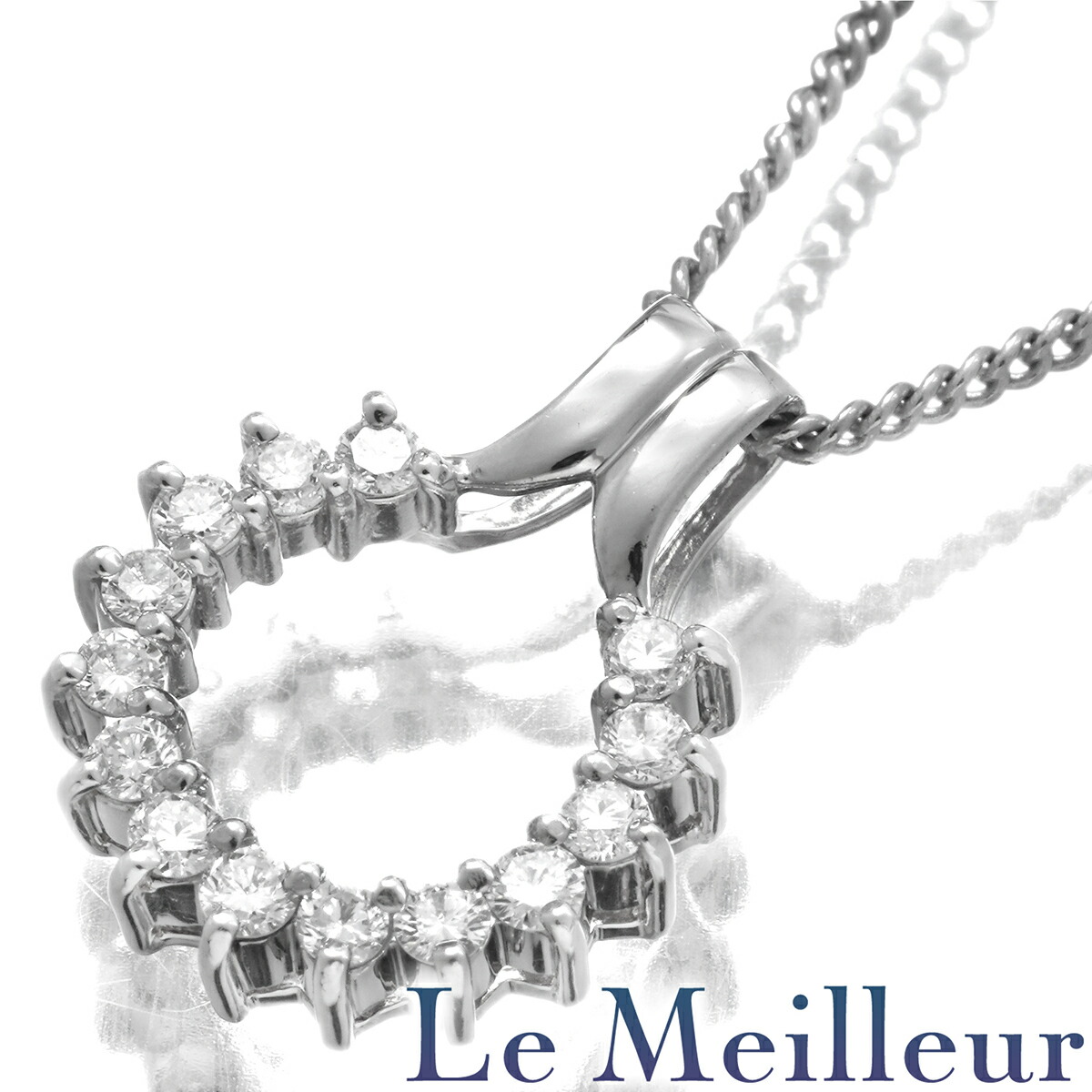 【楽天市場】【P5倍3/25限定★さらに最大5,000円OFFクーポン対象】ペンダントネックレス ダイヤモンド 0.27ct Pt900：Le meilleur（ルメイユ）
