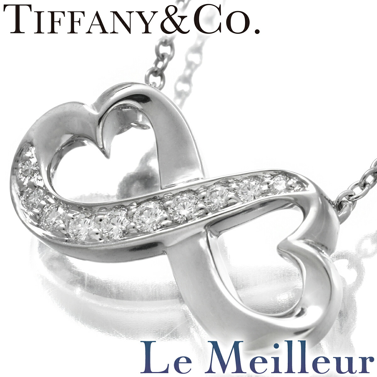 【楽天市場】ティファニー パロマ・ピカソ ダブル ラビングハート ダイヤモンド ネックレス ダイヤモンド K18 TIFFANY&Co.：Le ...