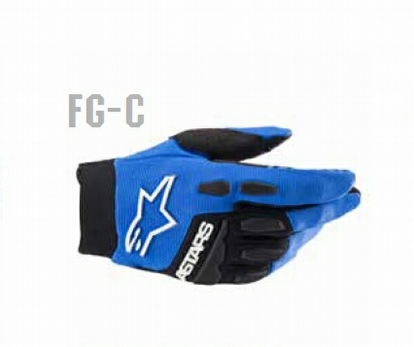 【楽天市場】Alpinestars （アルパインスターズ） （オフロード） フルボア グローブ BLU/BLK XL C8918：バイク用品の ...