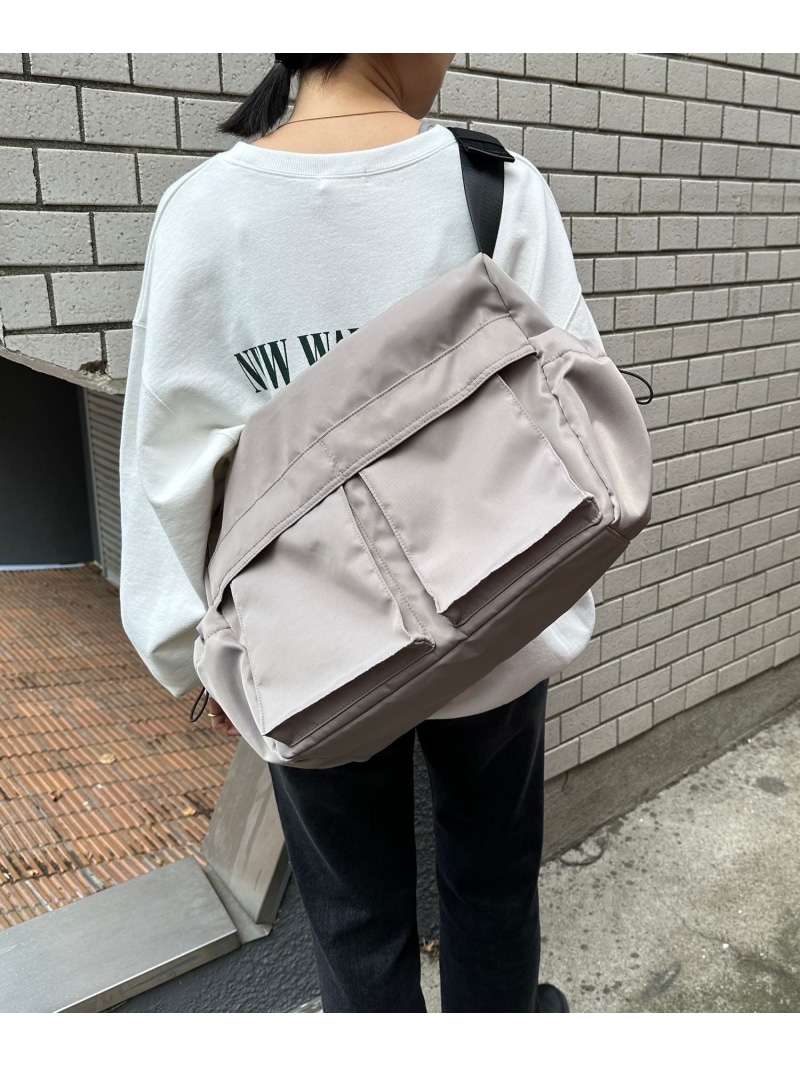 【楽天市場】【SALE／20%OFF】10ポケットBIGショルダー LEPSIM レプシィム バッグ ショルダーバッグ ブラック グレー ...