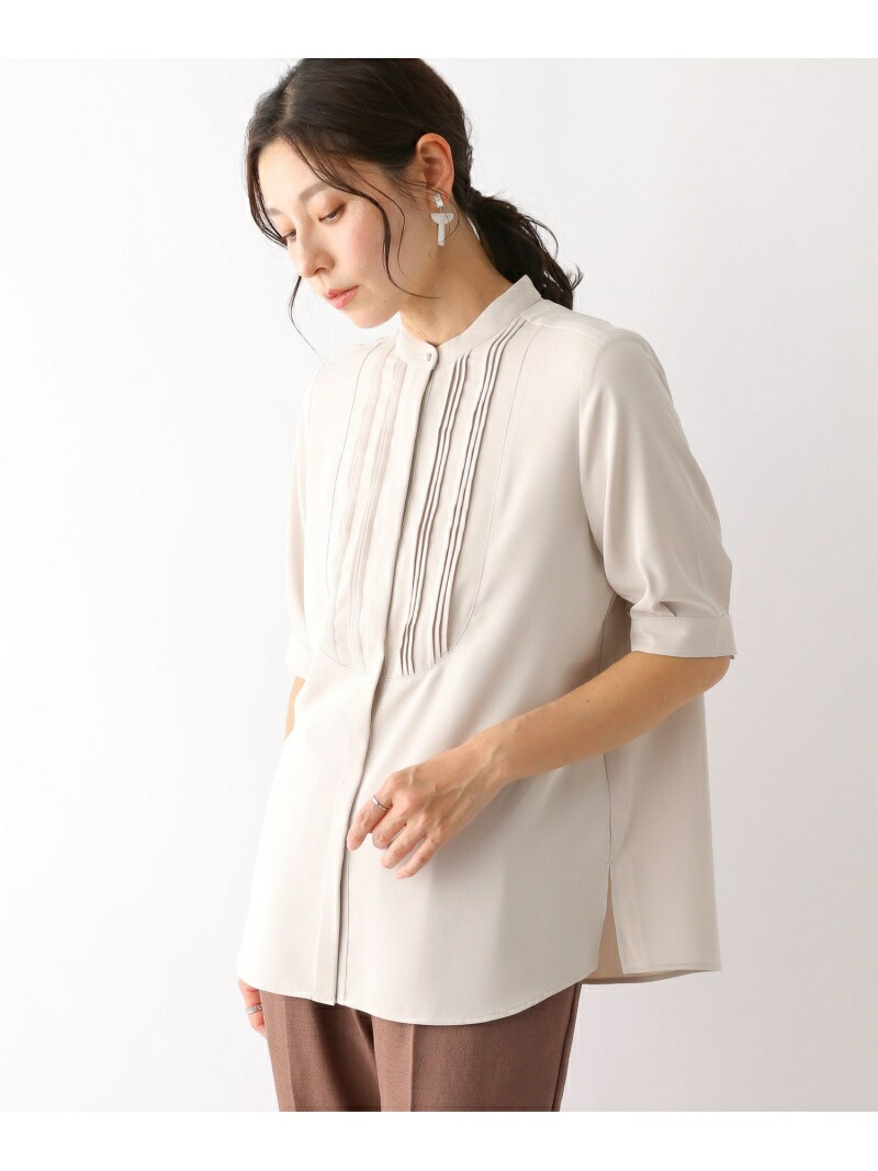 【楽天市場】NL/ピンタックBLSS LEPSIM レプシィム トップス シャツ・ブラウス ネイビー ベージュ ホワイト【送料無料 ...