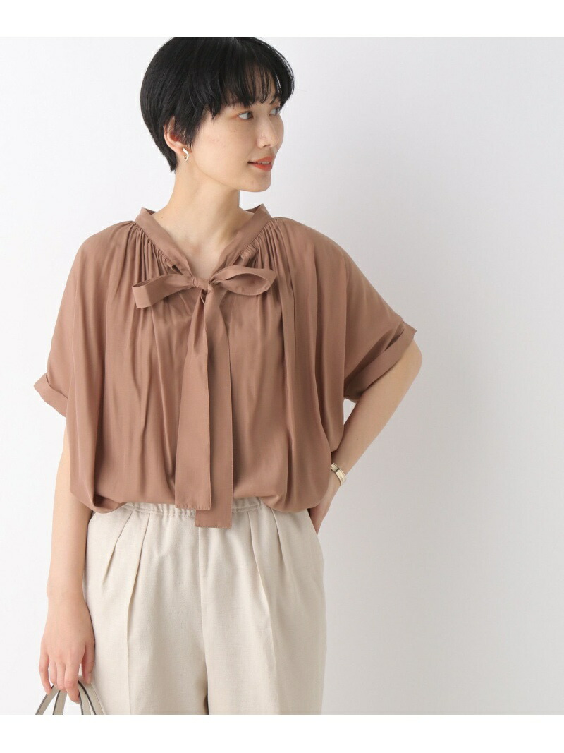 【楽天市場】【SALE／30%OFF】NL/2WAYリボンTU LEPSIM レプシィム トップス シャツ・ブラウス ブラウン ホワイト イエロー【RBA_E】[Rakuten Fashion ...