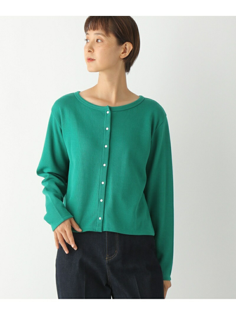 【楽天市場】【SALE／70%OFF】(W)スナップボタンショートPO LEPSIM レプシィム トップス カーディガン グリーン ピンク ...