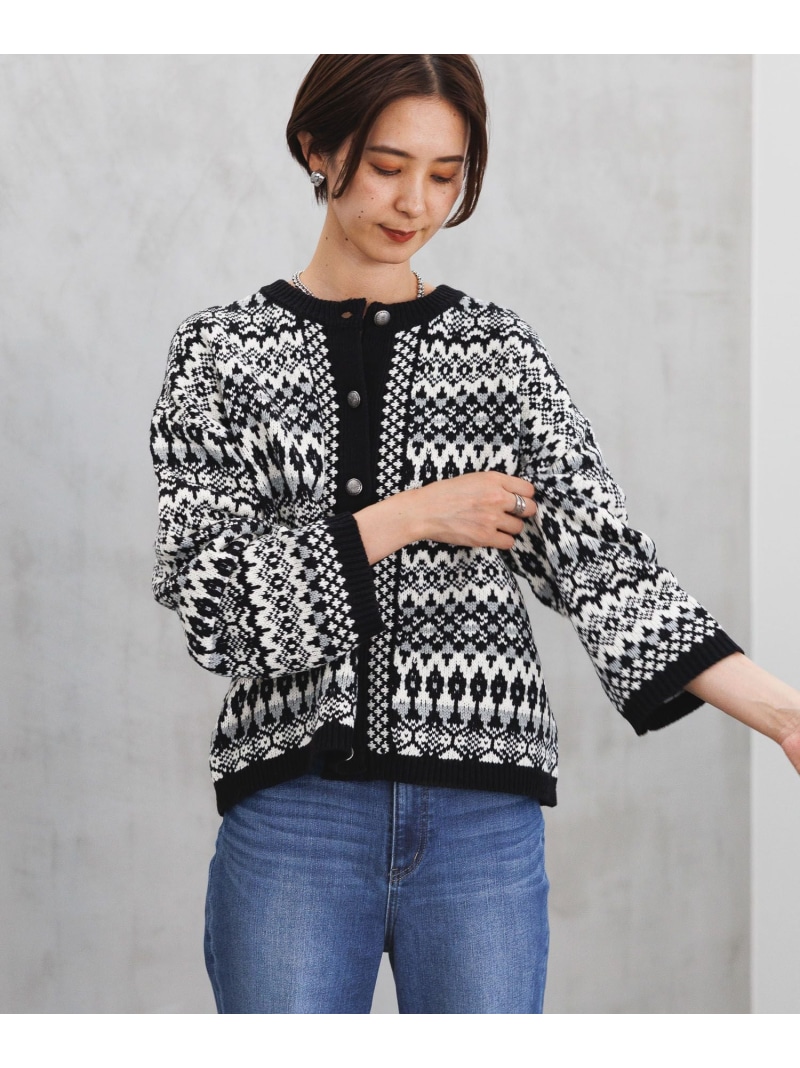 【楽天市場】【SALE／50%OFF】(W)5GチロルCD LEPSIM レプシィム トップス カーディガン ブラック レッド ブルー ...