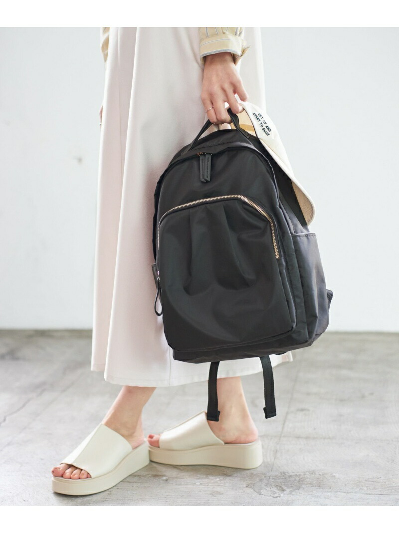 【楽天市場】(W)FLキカセキレイメリュック LEPSIM レプシィム バッグ リュック・バックパック ベージュ ブラック【送料無料 ...