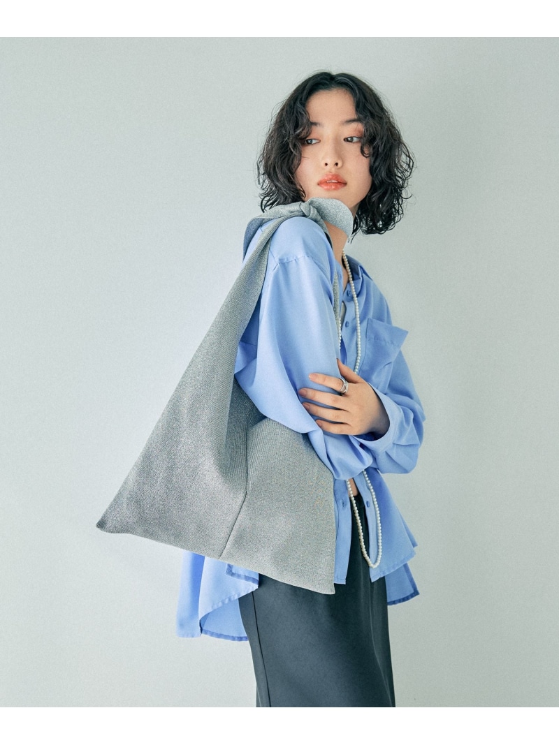 【楽天市場】ラメリボンワンショルダー LEPSIM レプシィム バッグ ショルダーバッグ グリーン シルバー ブラック【送料無料】[Rakuten Fashion]：LEPSIM／レプシィム