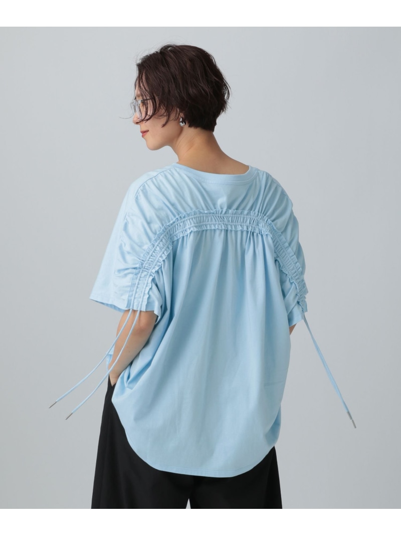 【楽天市場】バックシャーリングT LEPSIM レプシィム トップス カットソー・Tシャツ ブラック オレンジ【送料無料】[Rakuten ...