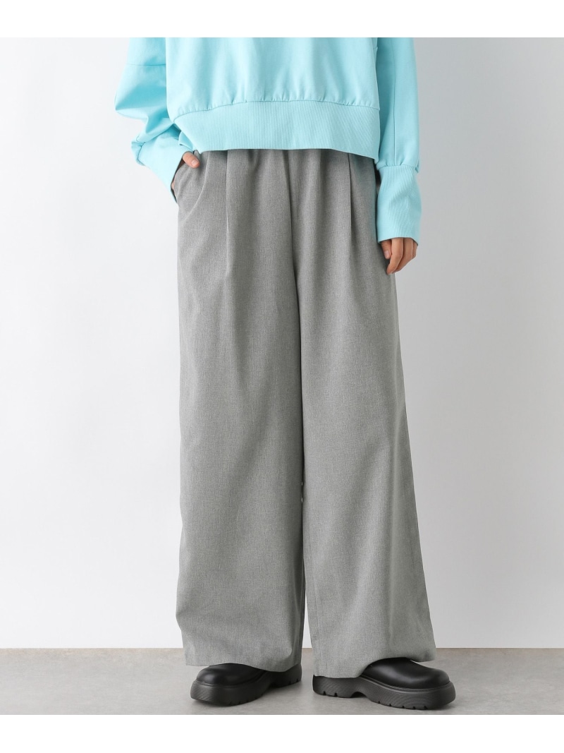 【楽天市場】スラックスギャザーワイドパンツ LEPSIM レプシィム パンツ その他のパンツ ブラック グレー ブラウン【送料無料 ...